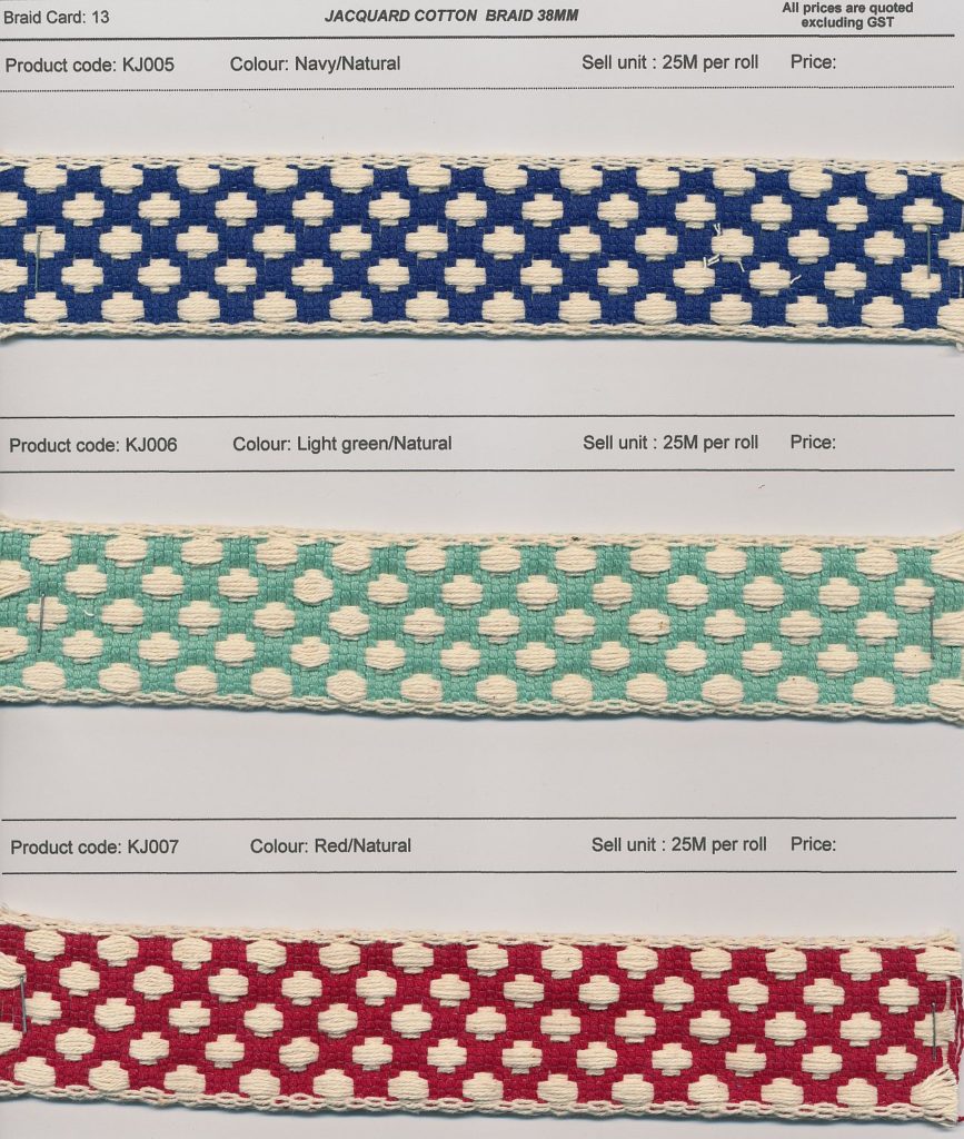 Cotton/Linen Braid and Piping | E&M Greenfield
